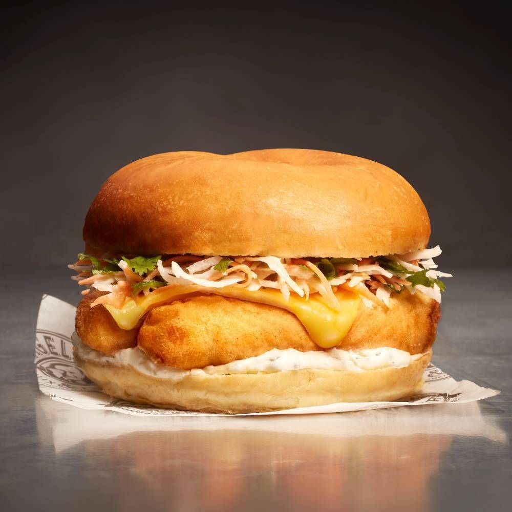 Bagel Selection : Fish & Crisp • BAGELSTEIN • Bagels & Coffee shop